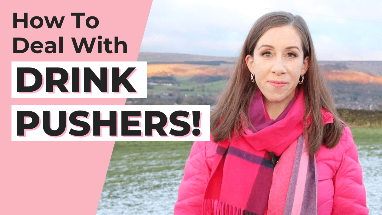 How To Deal With Drink Pushers This Christmas - The Sober School